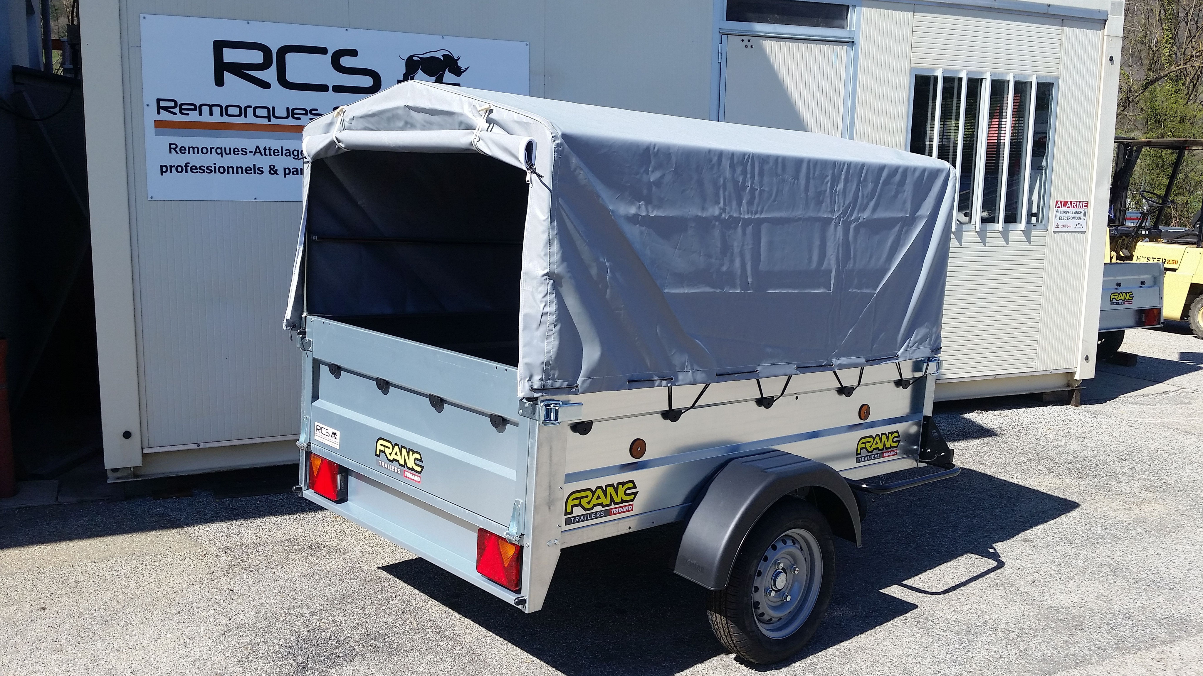 remorques de loisirs FRANC multi-usage 500 à 750kg - rcs technidis ...