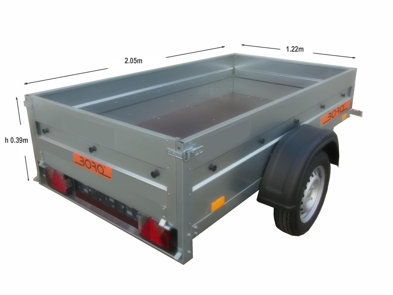 remorques BORO Serie RC multi-usage 500 à 750kg - rcs technidis ...