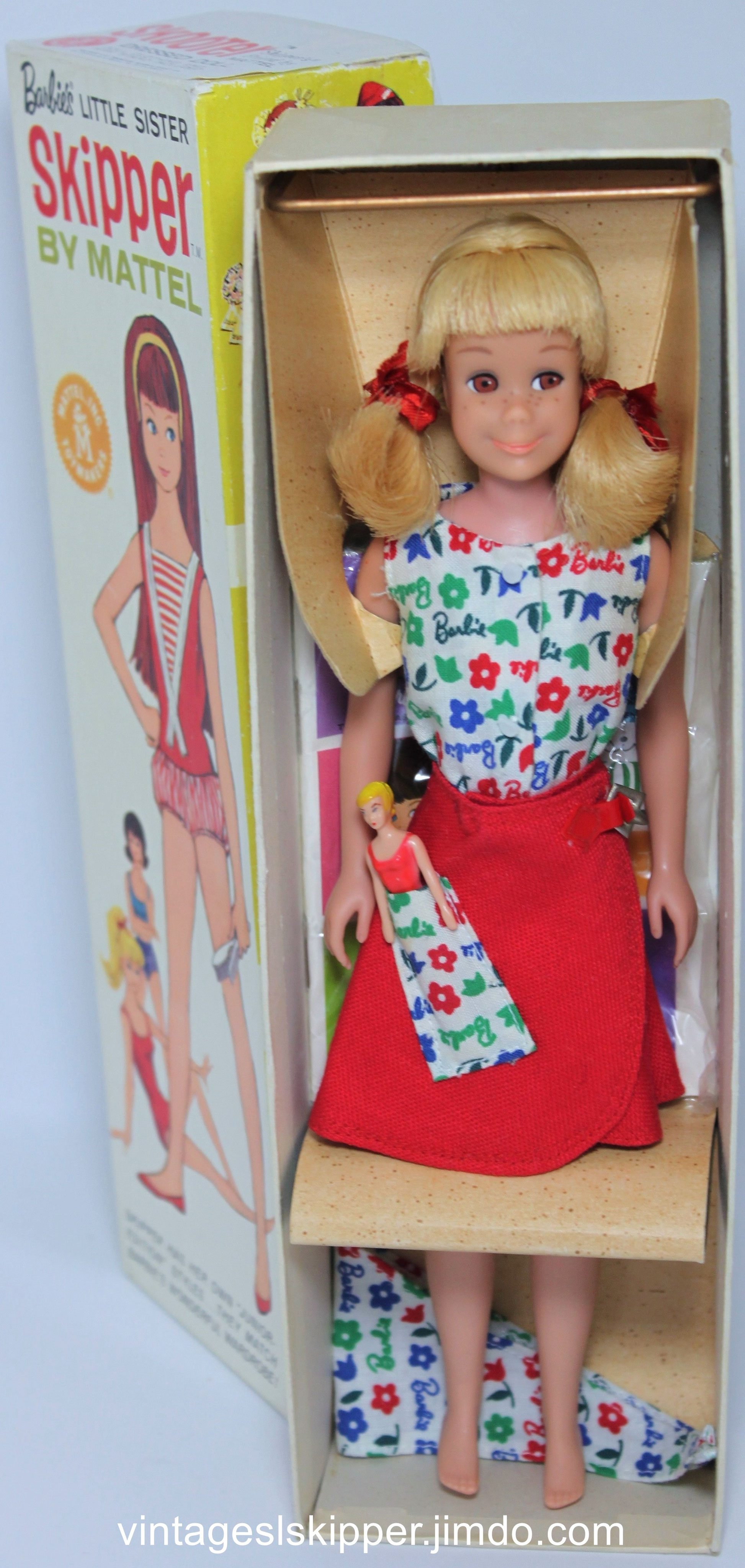 Straight Legs SL Skooter # 1040 - Skipper Doll - Barbie's Little Sister