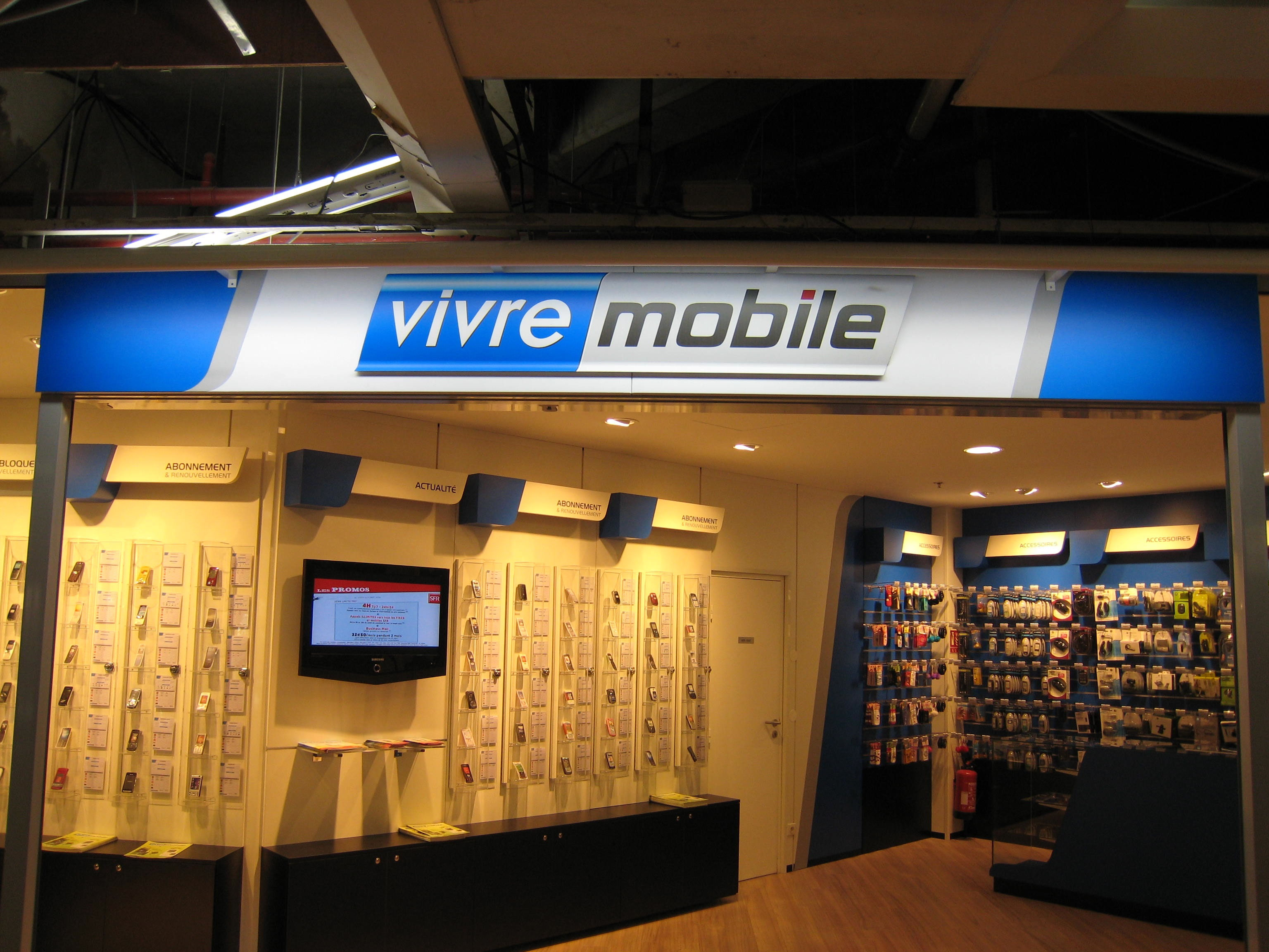 Agencement d’une boutique de téléphonie mobile - Site de julatmosphere