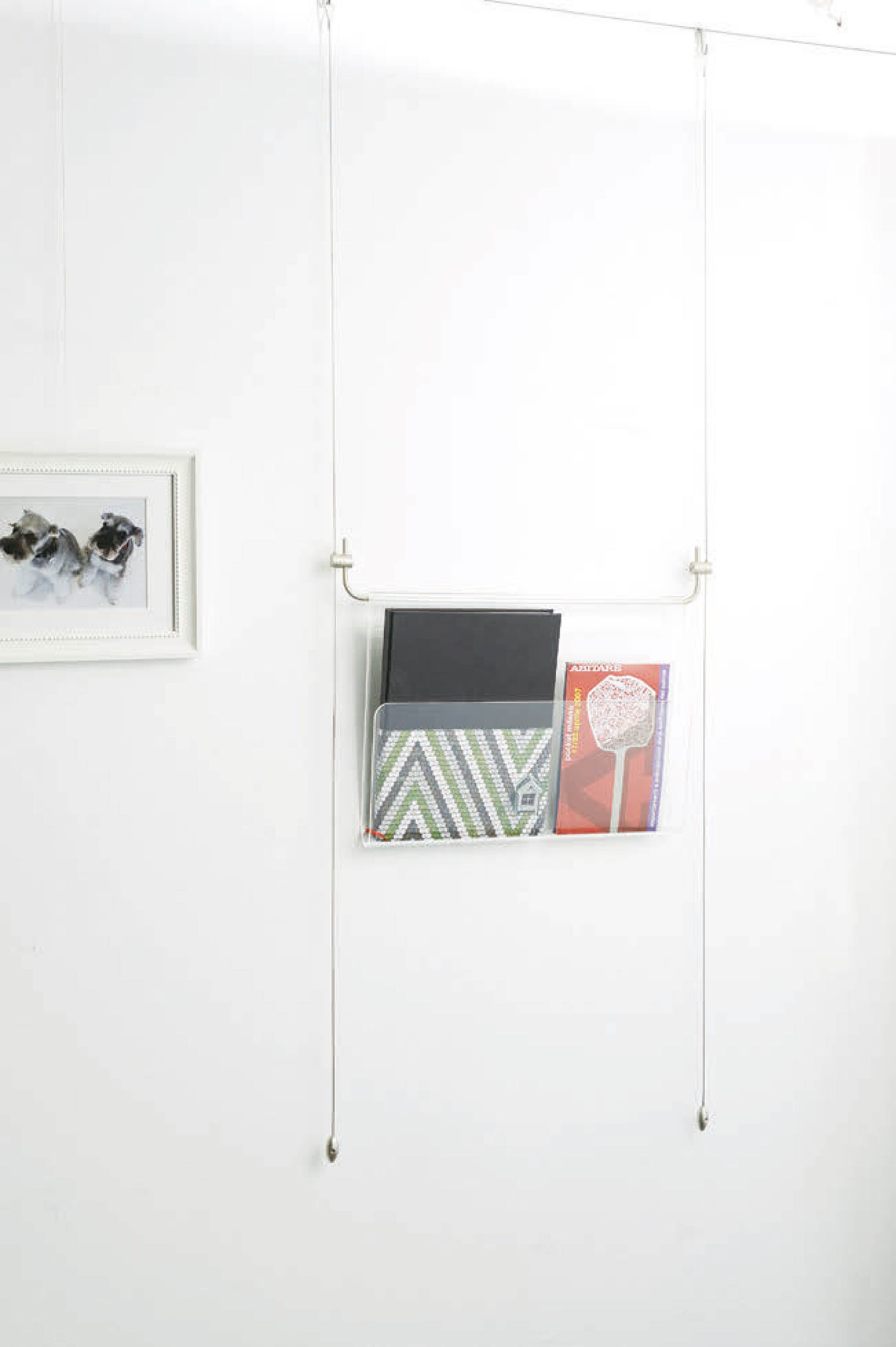 Wire hanging display set-up example - Wire Hanging Display System Singapore