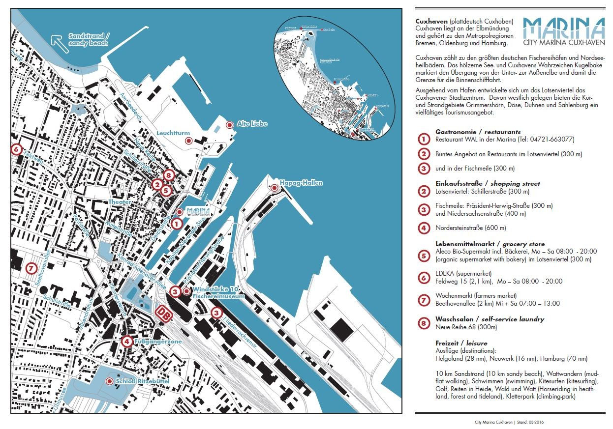 Liegeplätze - Citymarina