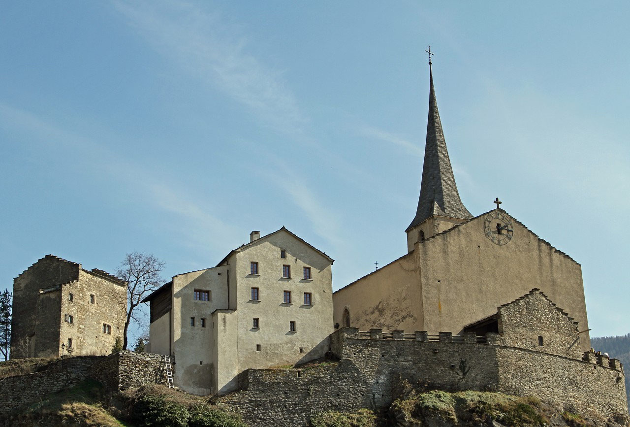 Raron - Burgkirche - Kirchenbilder Schweiz