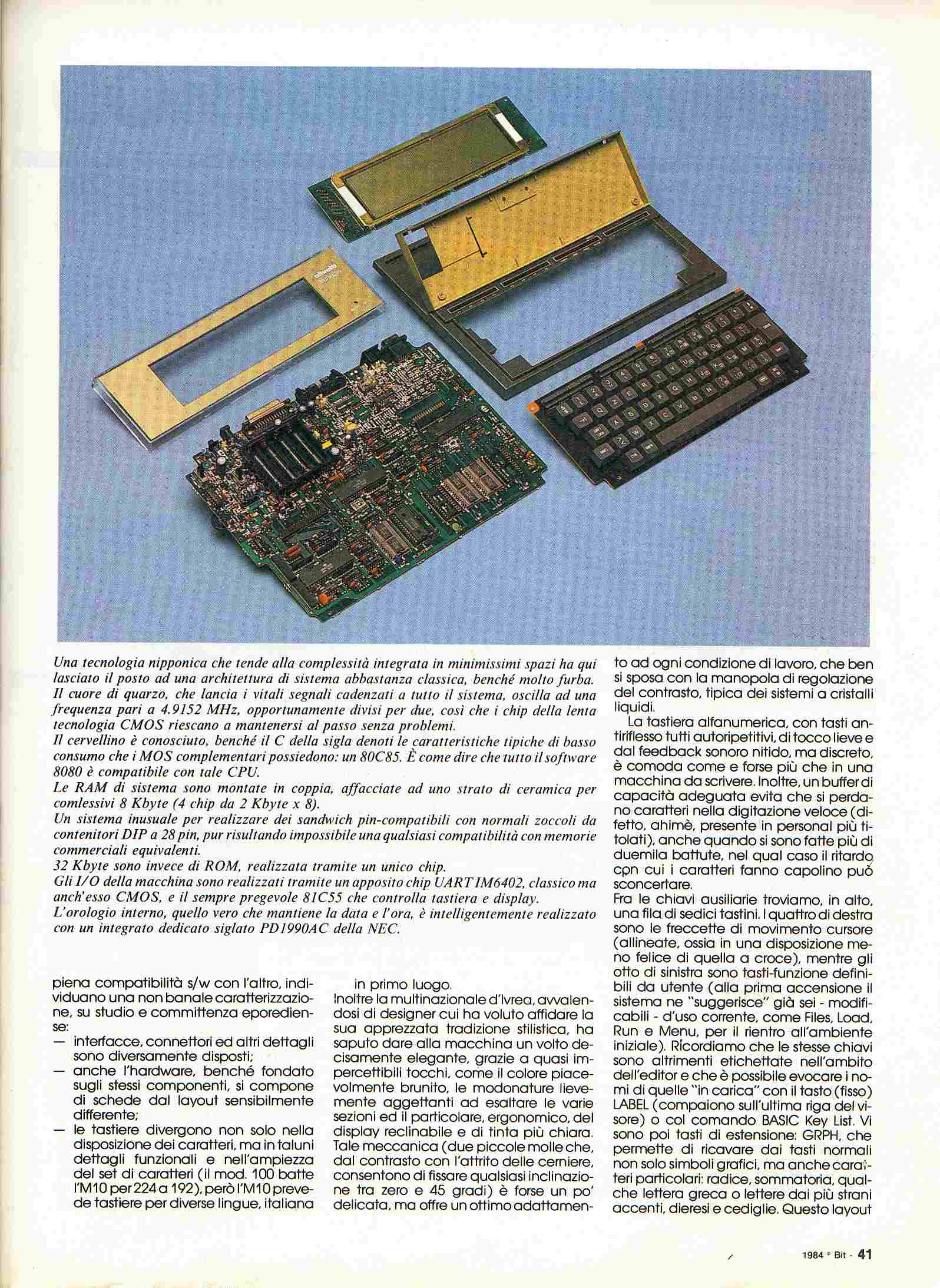 Olivetti M10 - Benvenuti su olivettim10!