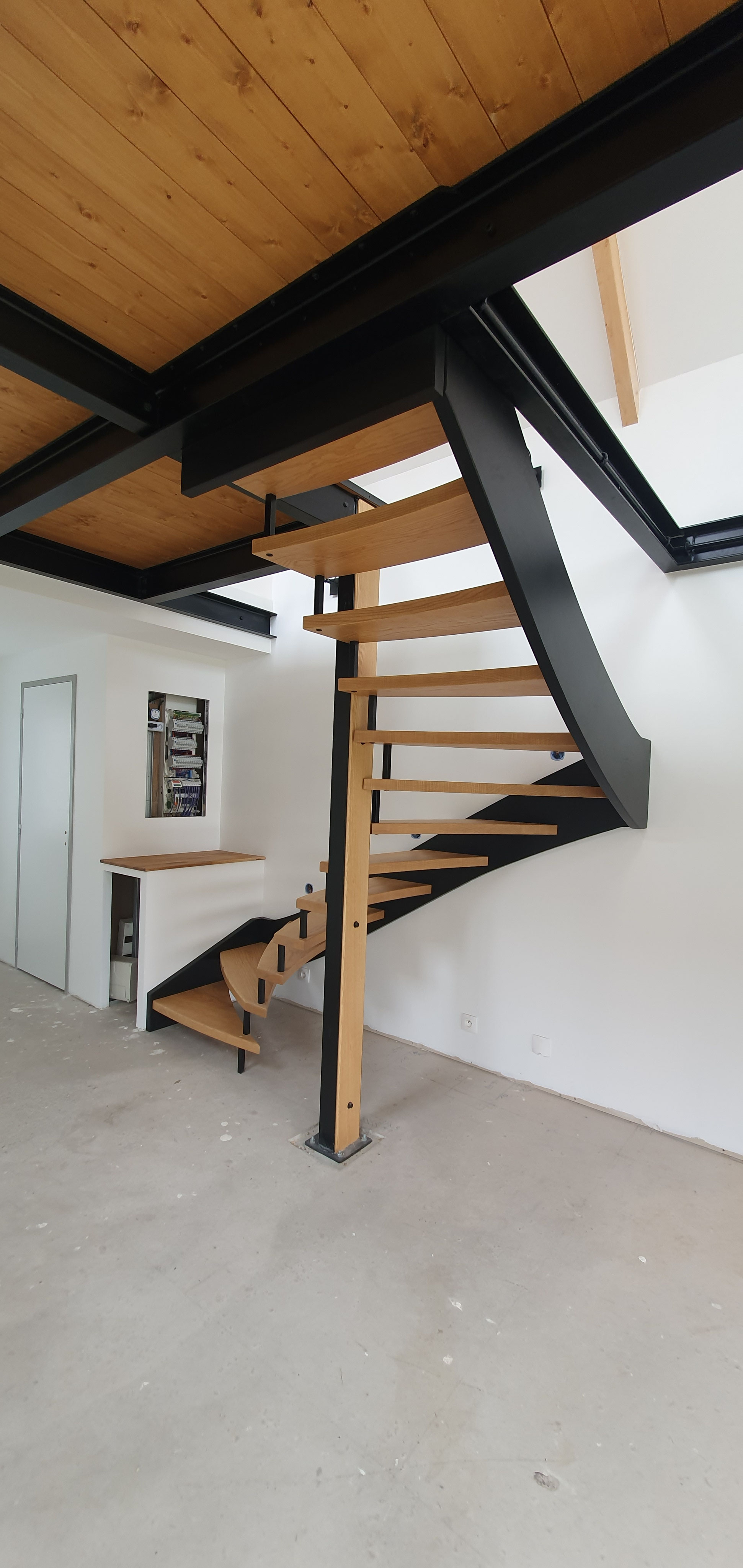 Réalisation Escalier Suspendu en U - Escaliers-prosper, spécialiste de ...