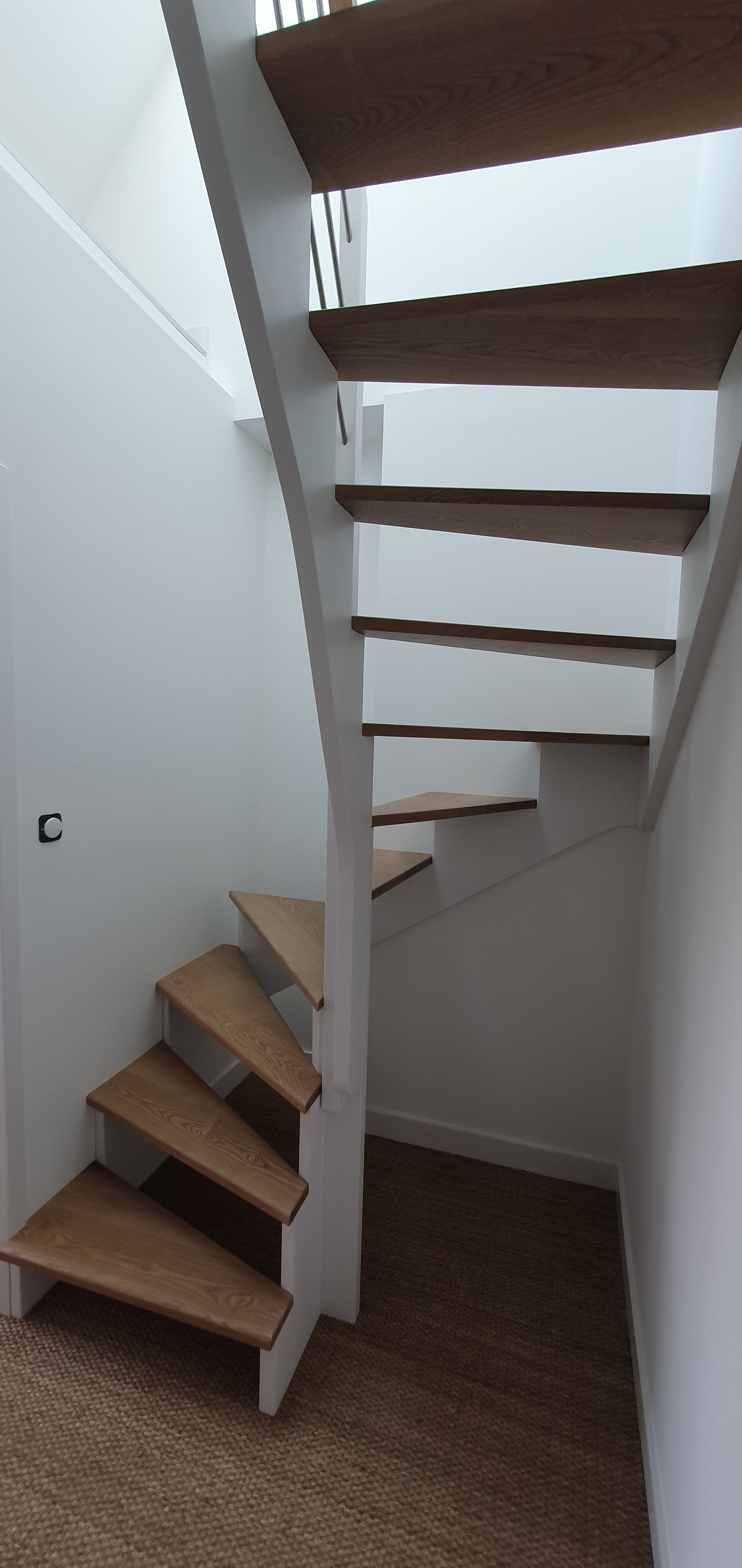 Réalisation Escalier à l'anglaise en U - Escaliers-prosper, spécialiste ...