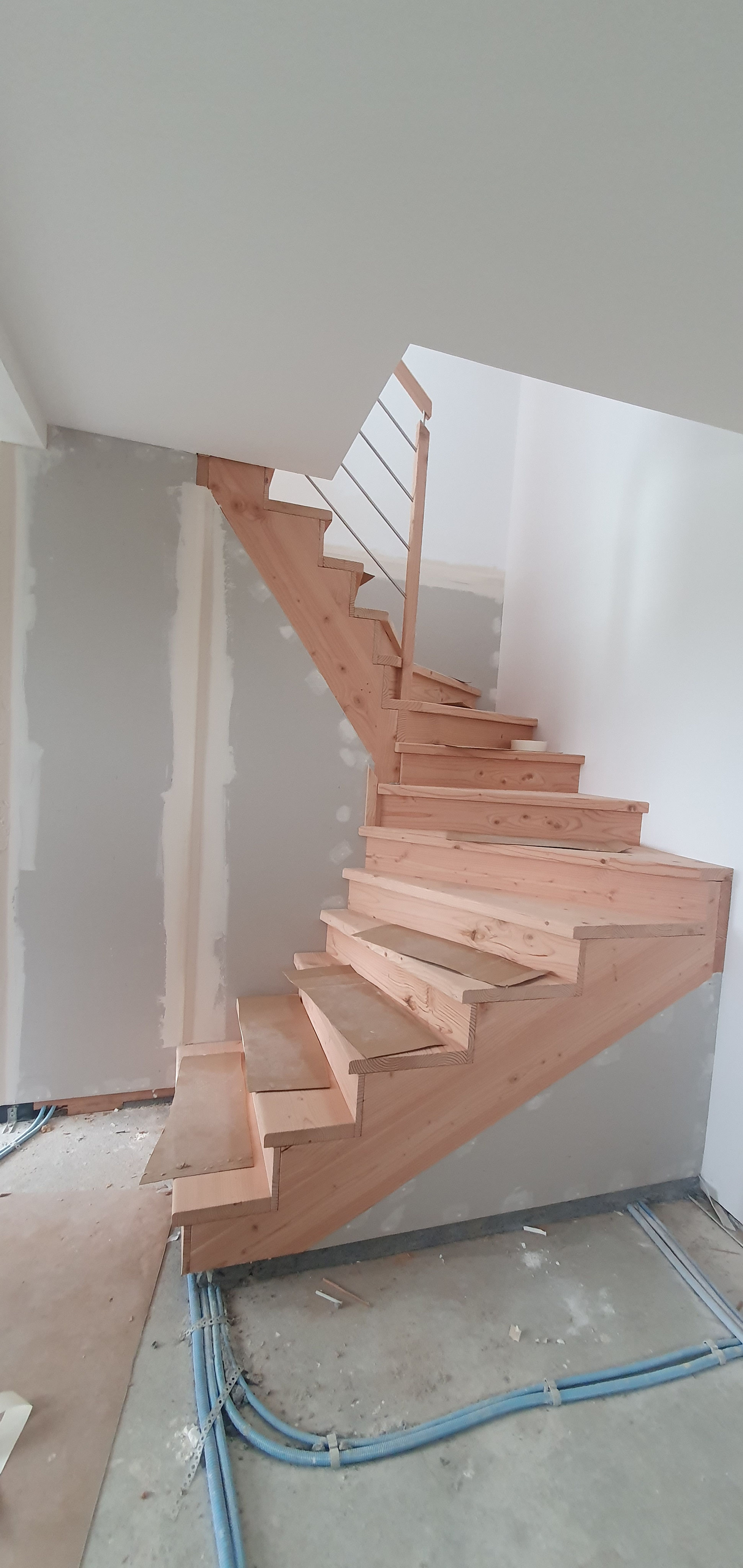 Réalisation Escalier à l'anglaise en U - Escaliers-prosper, spécialiste ...