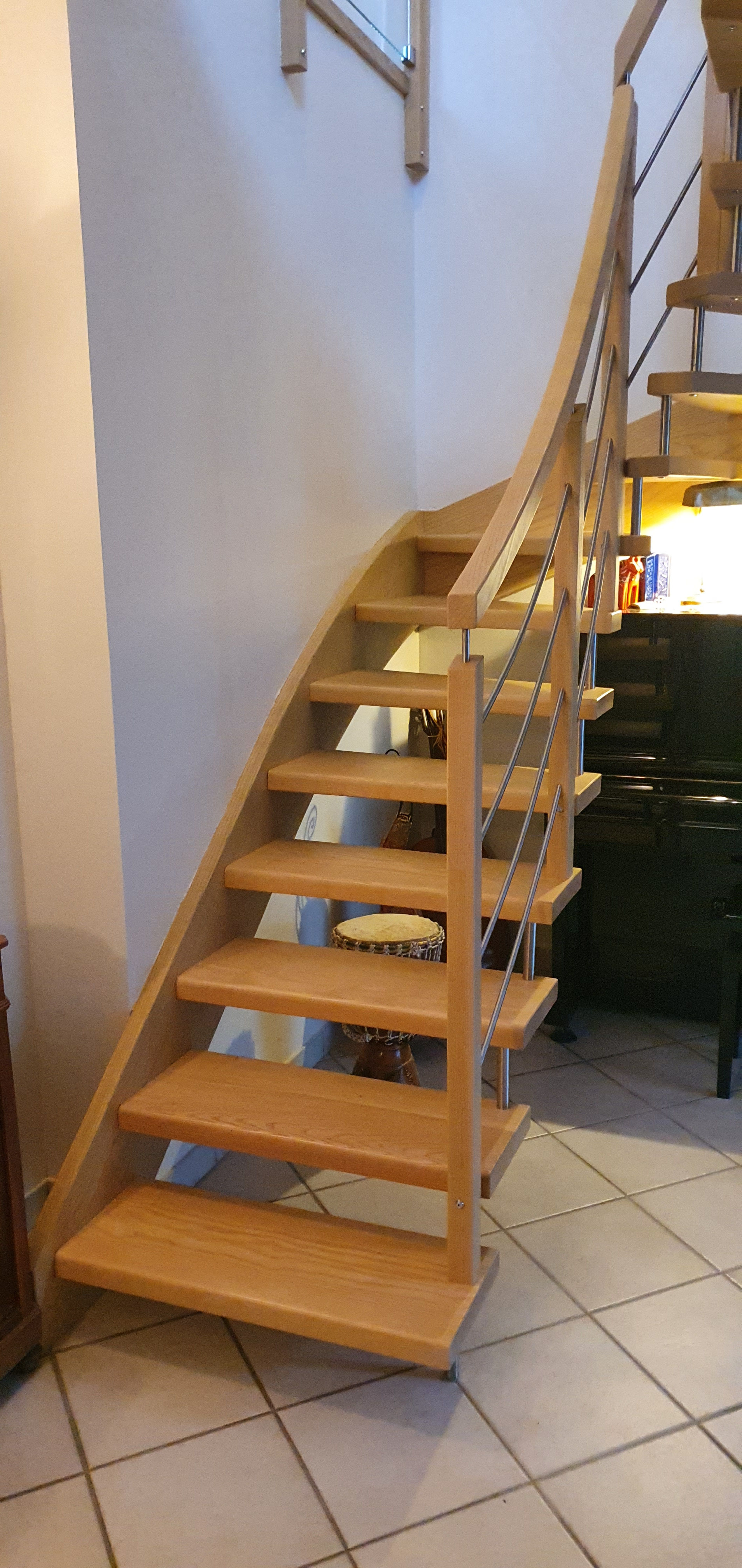 Réalisation Escalier Suspendu en U - Escaliers-prosper, spécialiste de ...