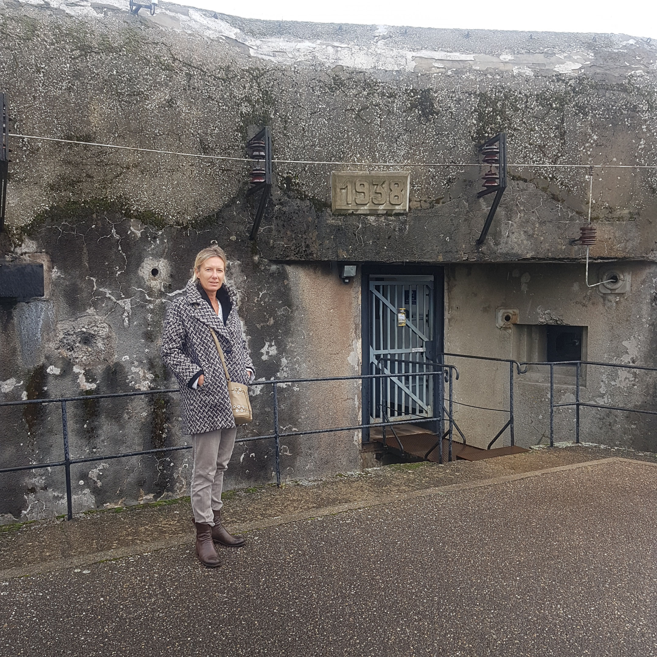 Visite de la famille Damour - Fort Casso, Ouvrage de la Ligne Maginot
