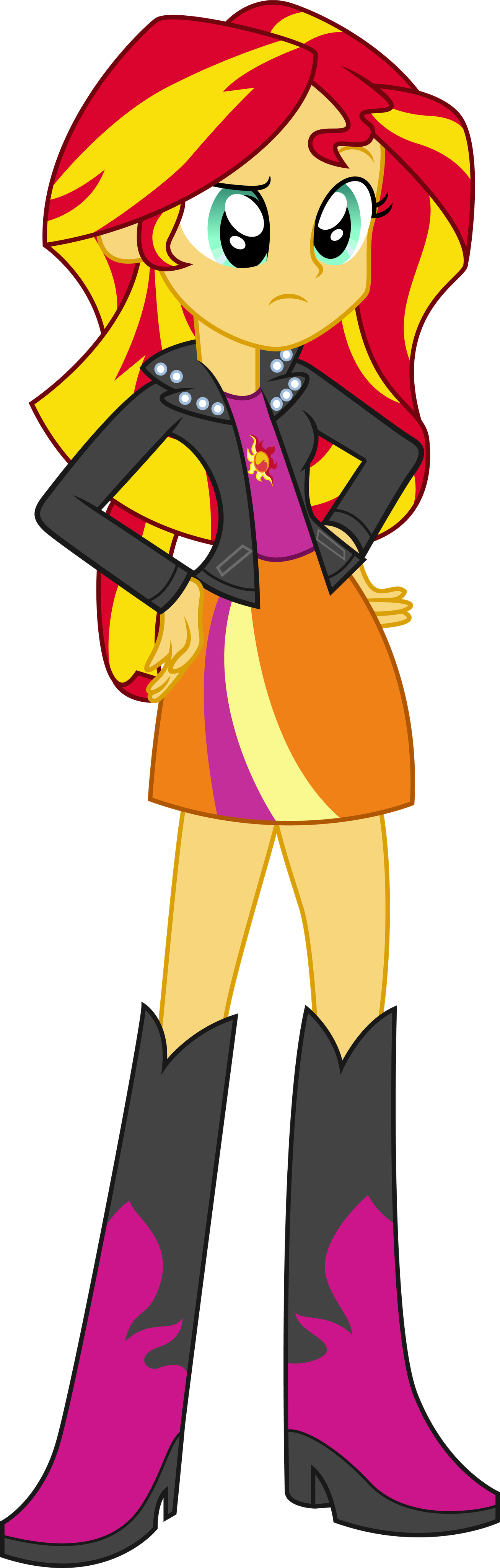 Mlp Sunset Shimmer Vector Pony