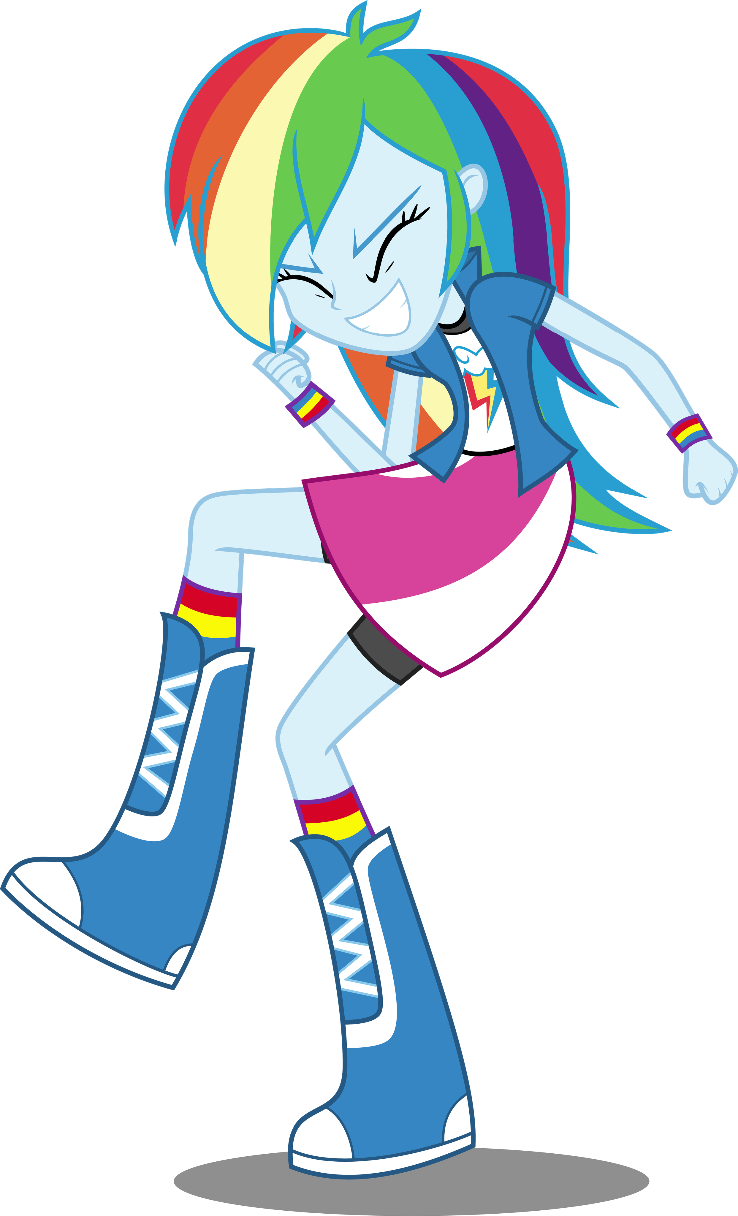 EQG Rainbow Dash Vectors - rupahrusyaidi
