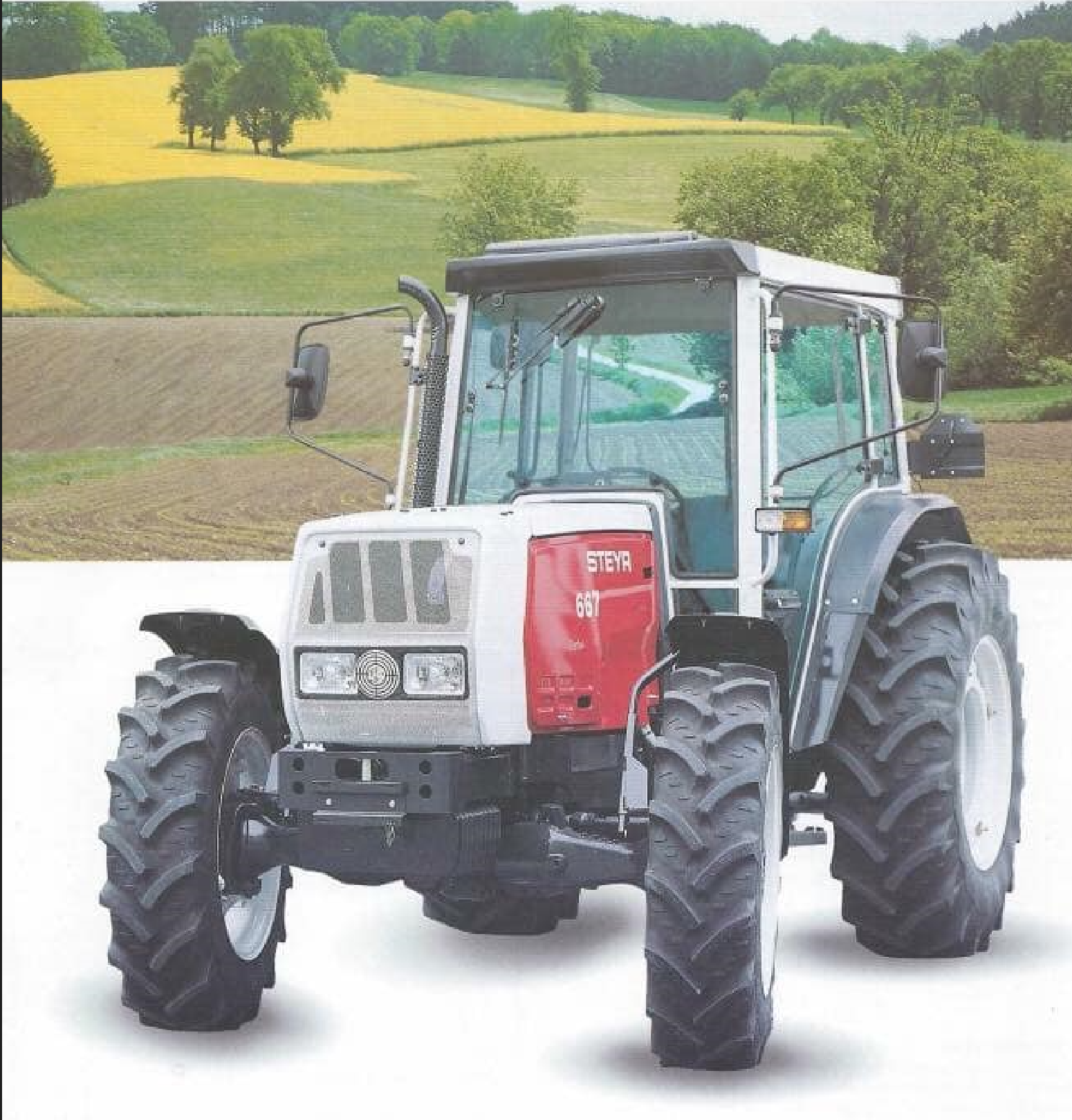 Steyr 667/680 - Technische Daten - tractorbook.de
