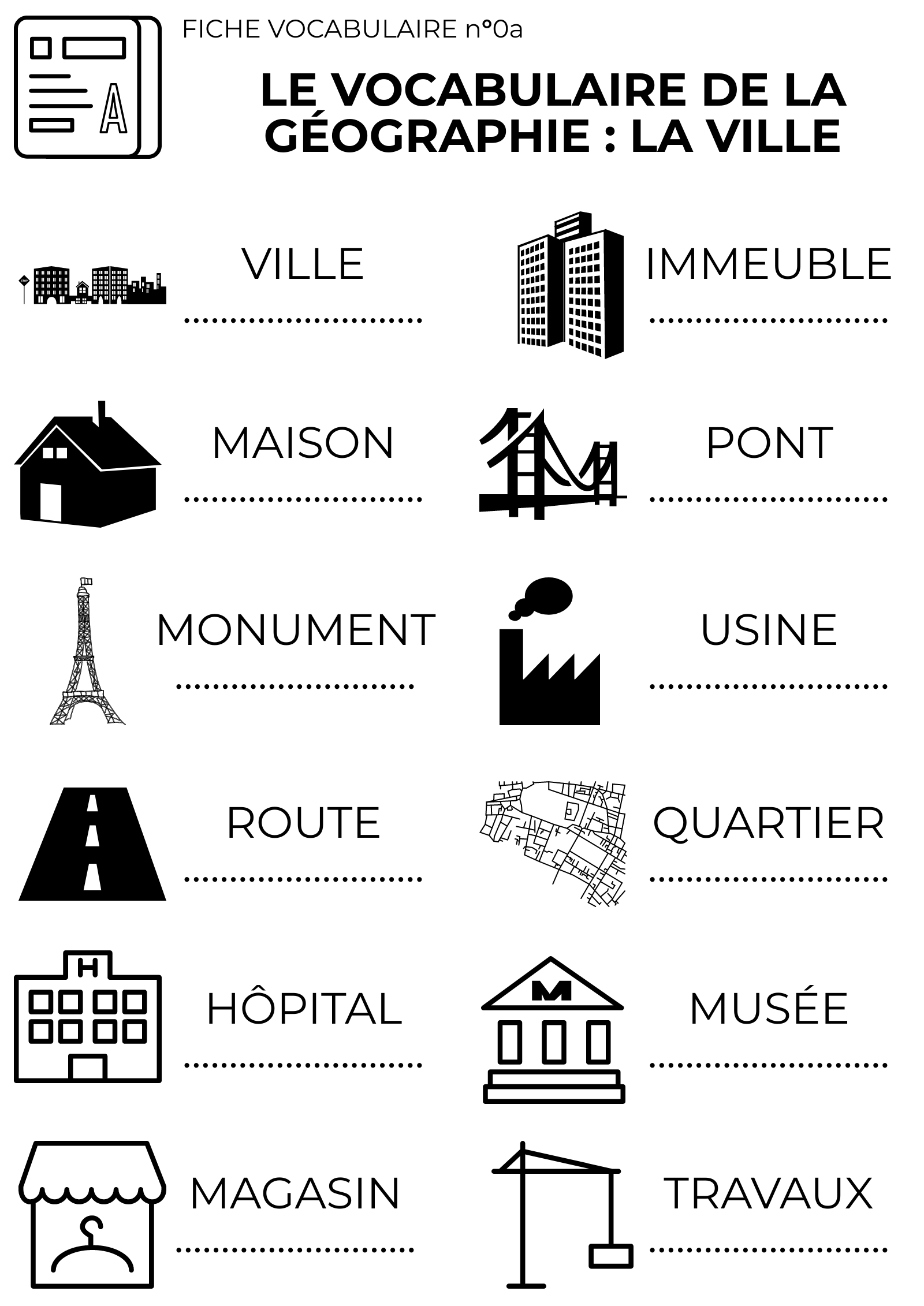 Le vocabulaire de la géographie - Site de enseigner-la-geographie