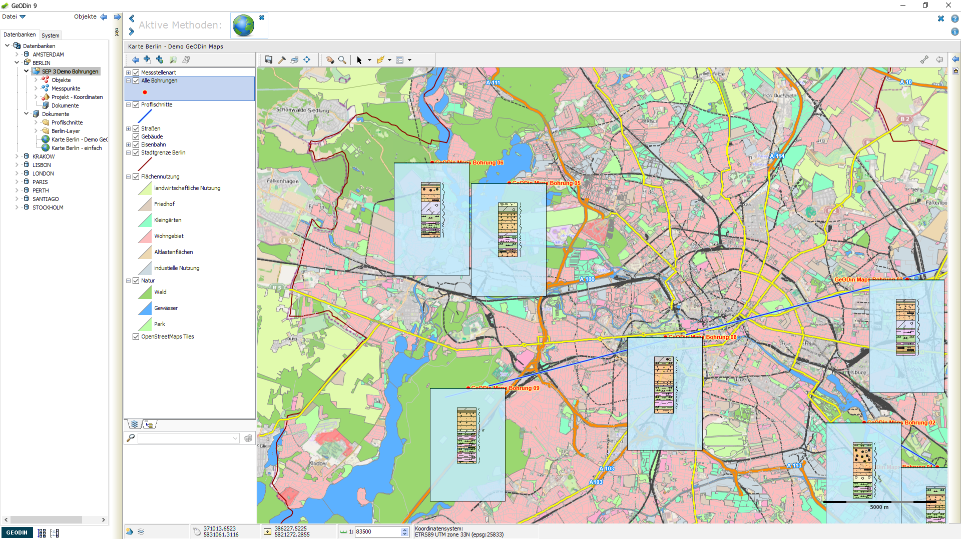 Exploring geodata - GeODin - Smart data management