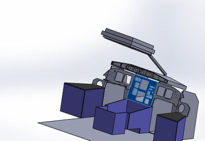 MCDU Multipurpose Control & Display Unit - Airbus A320 Cockpit