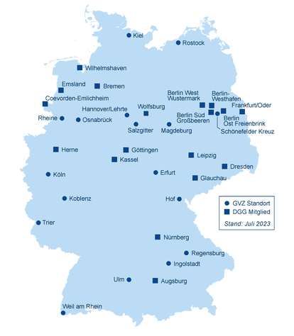 GVZ-Standorte - Deutsche GVZ-Gesellschaft mbH