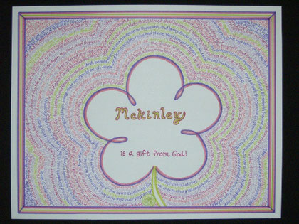 Personalized Original CBVs - Circular Bible Verses - displaying the ...