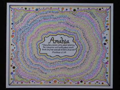 Personalized Original CBVs - Circular Bible Verses - displaying the ...