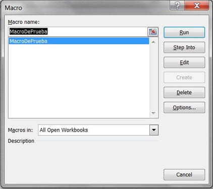 Grabar, editar y ejecutar una macro - Página web de Cronytech, Ayuda de ...
