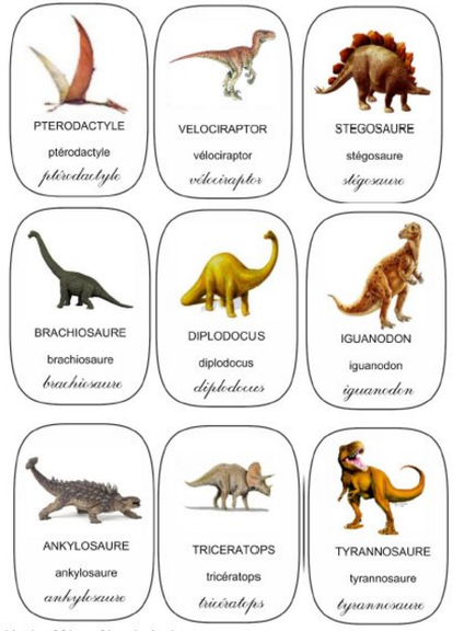 Ateliers Dinosaures - Site de classedandreanne