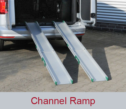 Access ramps for vehicles with wheelchair - AMF-Bruns