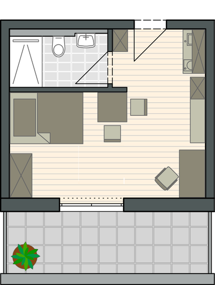 Apartments - living at the tum campus straubing, student residence ...