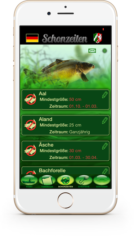 Angeln Pro - die App für Angler mit Fangbuch und Schonzeiten - appverlag