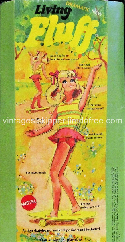 Living Fluff #1143 1967 - Skipper Doll - Barbie's Little Sister
