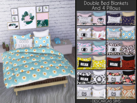 Cushions and Blankets - Página web de descargassims-ts4cc