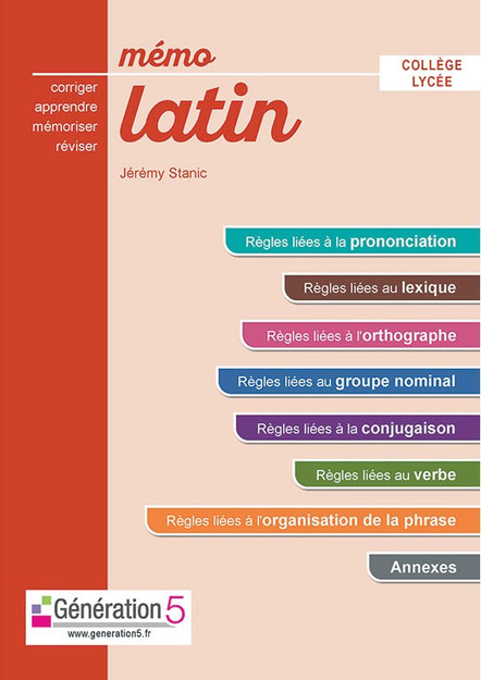 Leçon 10 - Les accents du latin - Lelatiniste, cours de latin et français