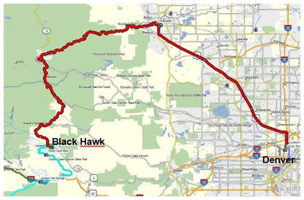 14. September Black Hawk - Denver, 96km - dpengels Webseite!