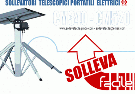 Sollevatore Portatile CM 520 - Solleva Facile - sollevatori telescopici ...