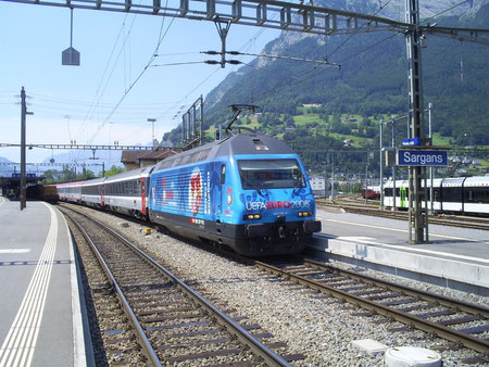 Die Eurocity-Züge Schweiz-Österreich - info24 - Bahn und UEFA Euro 2008