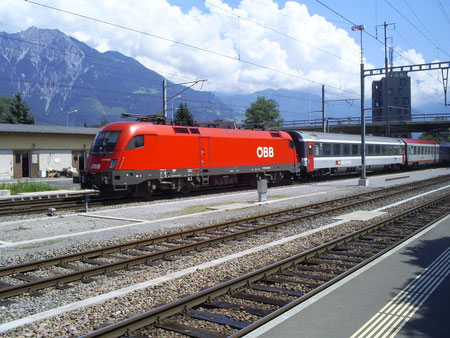 Die Eurocity-Züge Schweiz-Österreich - info24 - Bahn und UEFA Euro 2008