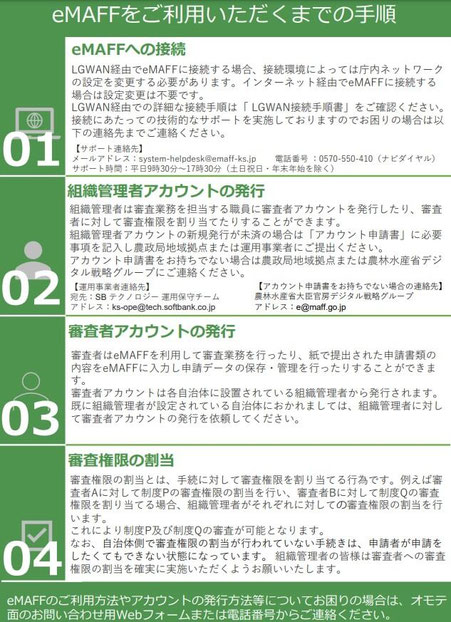 農林水産省関係手続の電子申請eMAFF - 行政書士しろまらく事務所