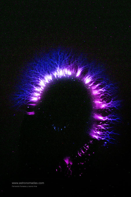 Efecto corona - astronomadas Leonor y Fernando