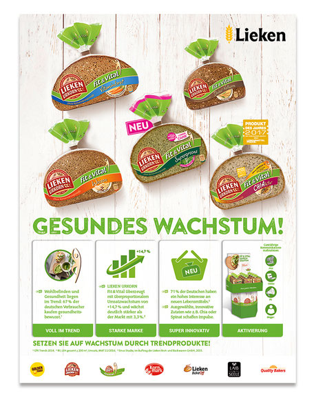 LIEKEN URKORN Fit & Vital Saisonale Promotion - g/d/p Shoppermarketing