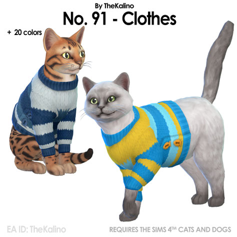 Cats - TheKalino - CC for your Sims