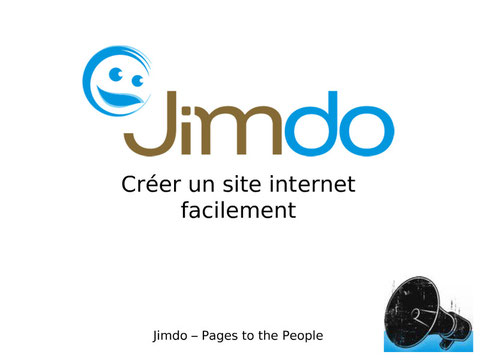 Une présentation animée de Jimdo - archisos jimdo page!