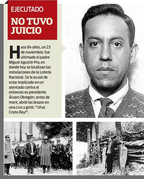 MARTIR DE CRISTO REY - CAPILLA DEL PADRE PRO