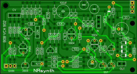 MOOG 902 Discrete VCA - neoretros jimdo page!