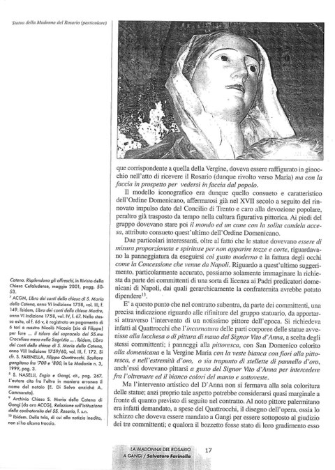 La Madonna del Rosario di Gangi - Gangi studi e ricerche storiche di ...