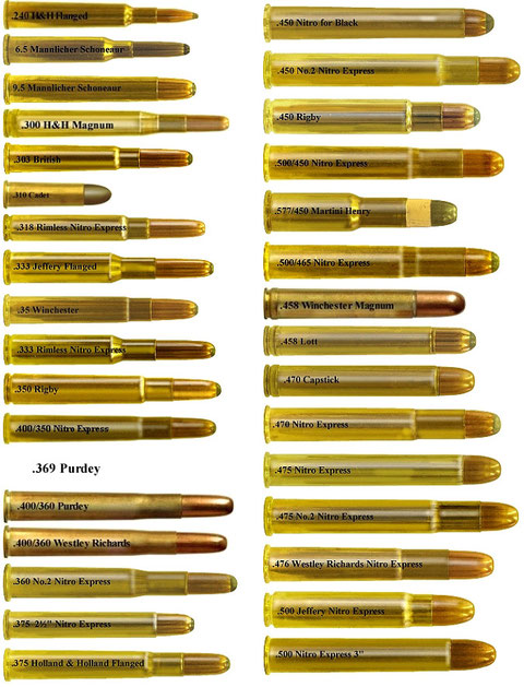 Diverse Großkaliber Jagdpatronen - Alex´s Homepatch of correction