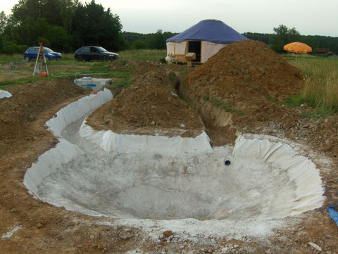 Réalisation de l'assainissement - Site de aurore-et-vincent