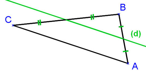 Chapitre 4 : la droite des milieux - MathemaX
