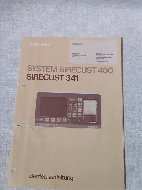 Siemens Sirecust 341 Bedienungsanleitung - Messtechnik für Labor ...