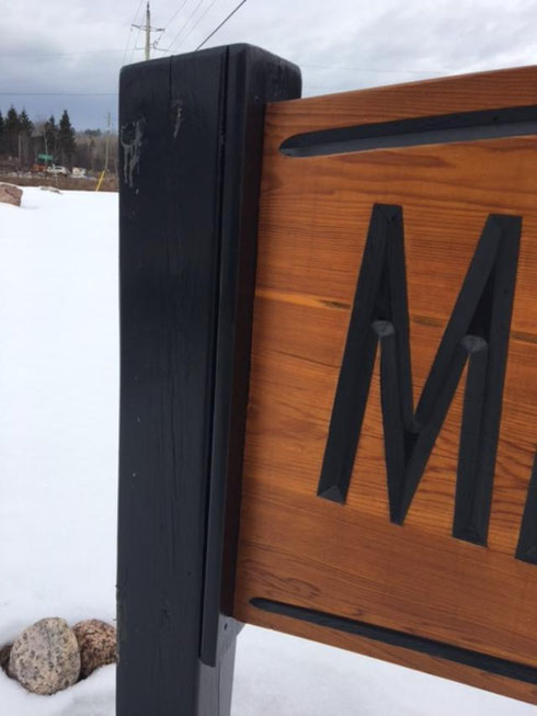 How to hang your sign. - Artful Carver Custom Wood Signs