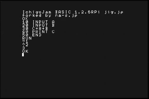 IchigoJam BASIC RPi - イチゴジャム レシピ