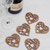 80mm Wooden Heart Table Decorations - rustic-charm