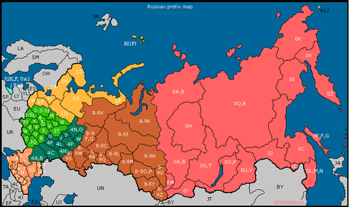 Russia Call Areas - iz0upss JimdoPage!
